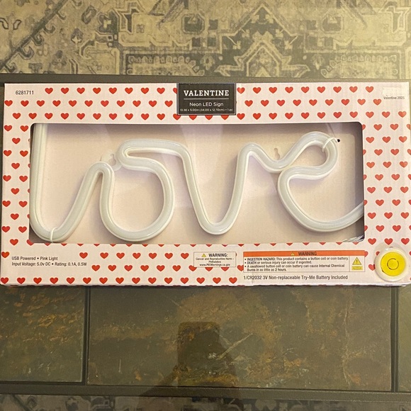 Holiday | Valentine Neon Led Love Sign | Poshmark